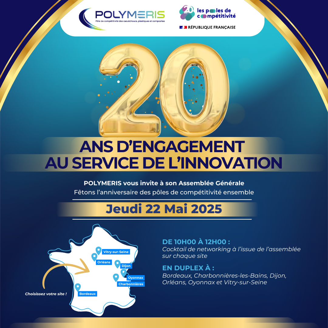 Les 20 ans de Polymeris & Assemblée Générale - Polymeris